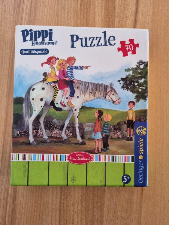 Pippi Langstrumpf Puzzle 70 Teile Kinderpuzzle ab 5 J. (Neu (gemäss ...