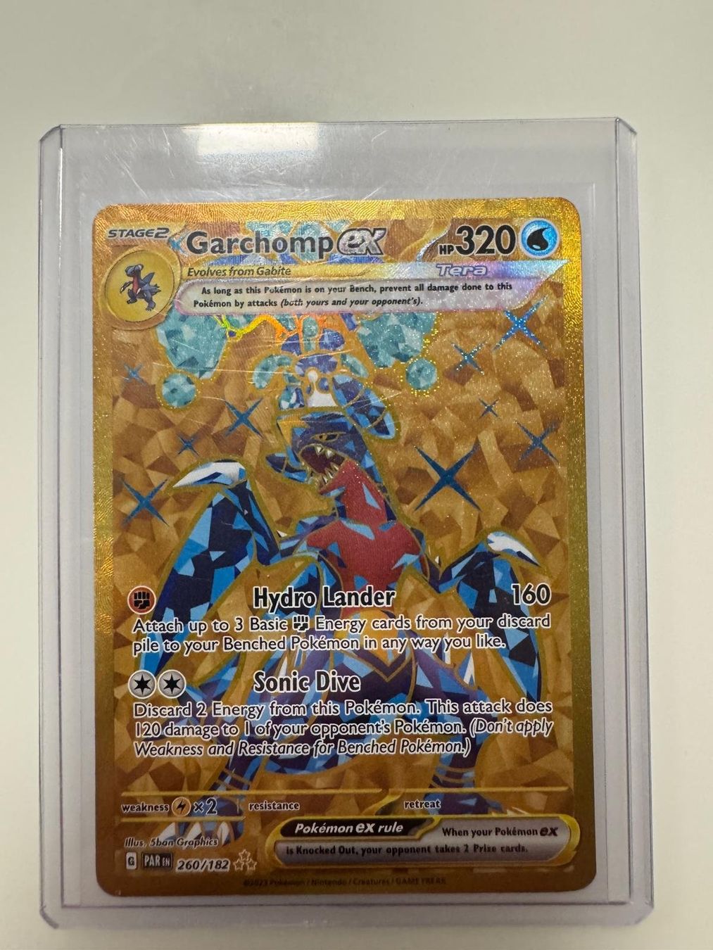 Garchomp ex | Secret Rare | PAR 260/182 | EN (Gebraucht) in ...