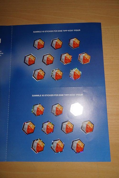 Migros Tipp-Kick Mania 2 volle Karten (Neu und originalverpackt) in Strengelbach für CHF 8 – mit ...