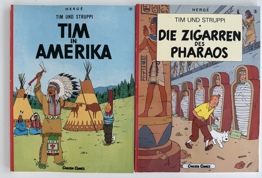 10 Tim und Struppi Comics Carlsen (Gebraucht) in zollikofen für CHF 61 ...