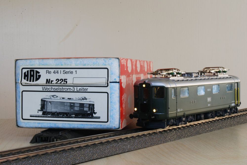 HAG Nr.225 SBB Re 4/4I ESU MFX V5 M4 LED (Neu (gemäss Beschreibung)) in ...