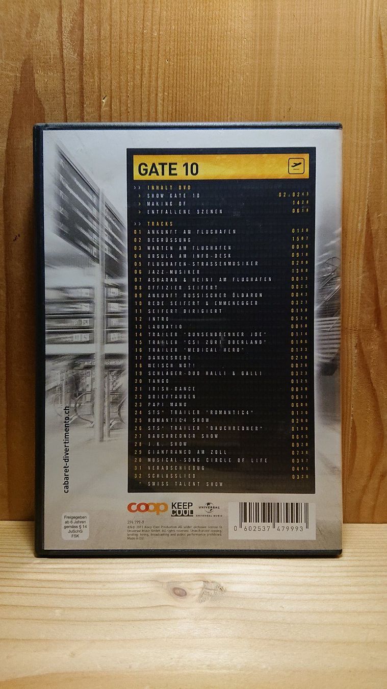 DIVERTIMENTO Gate 10 auf DVD (Gebraucht) in Wilderswil für CHF 2.9 ...