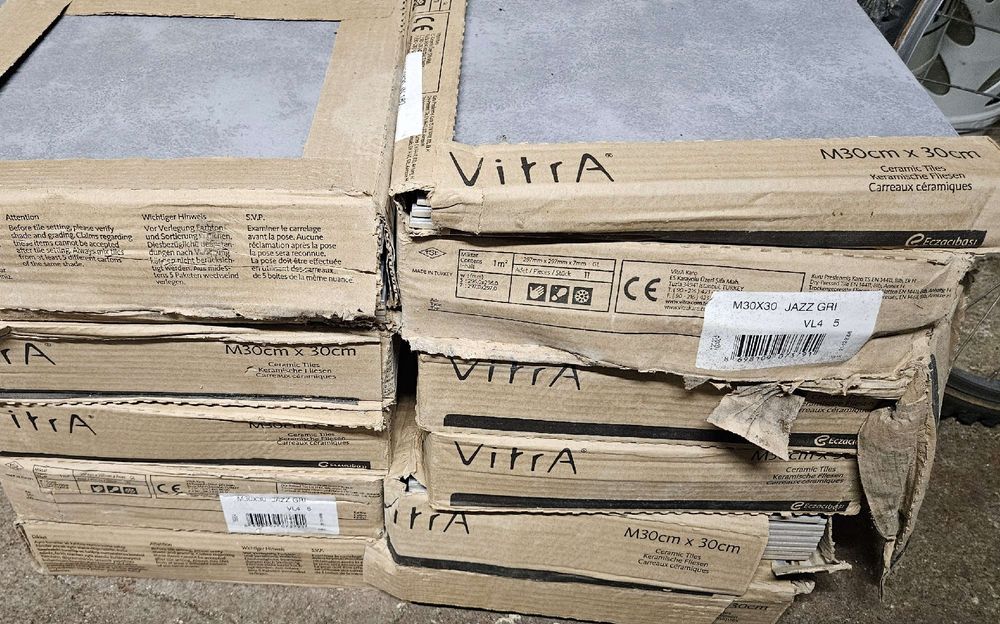 VitrA Keramikplatten Jazz Gri, 30x30cm, 10m2 (Neu (gemäss Beschreibung ...