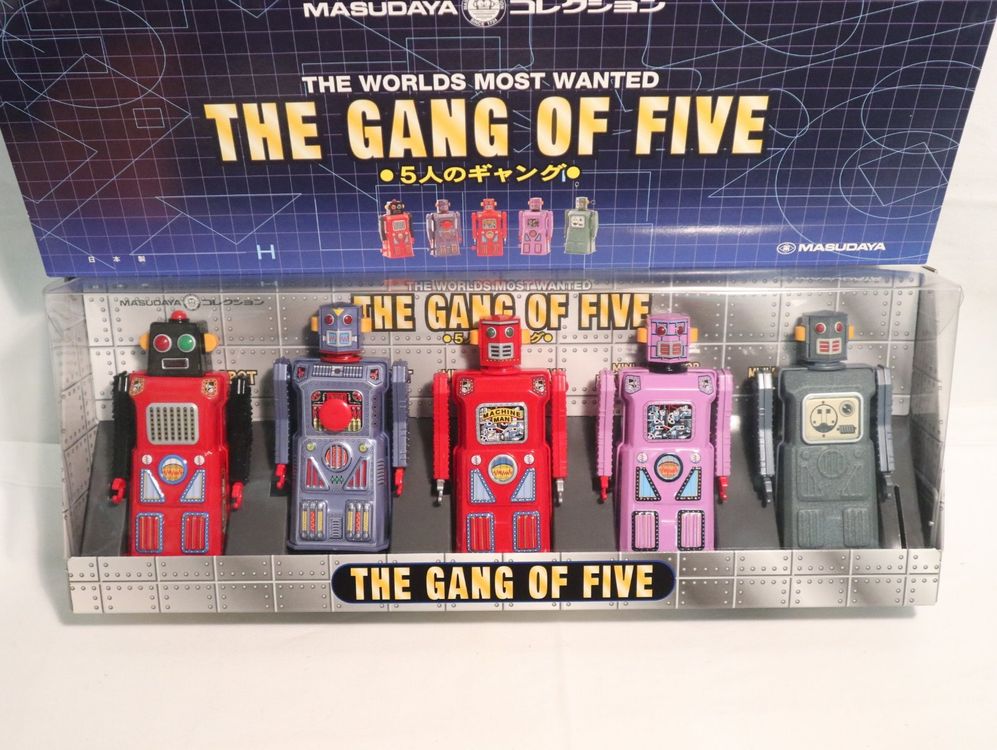 1997 Masudaya 5 Roboter Robots made in Japan zum aufziehen (Neu (gemäss Beschreibung)) in ...