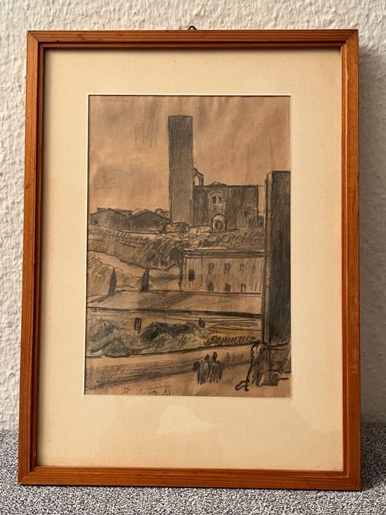 KARL DICK - 1923 Original Gemälde Aquarelle (Gebraucht) in Basel für CHF 200 – mit Lieferung auf ...