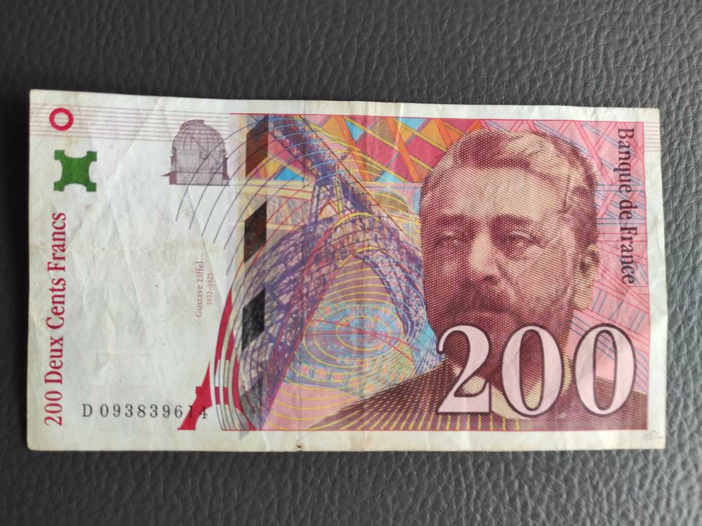 200 francs français type Gustave eiffel 1999 (Gebraucht) in Couvet für ...