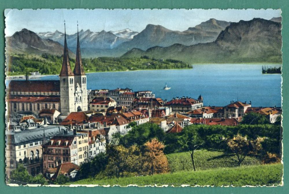 Luzern und die Alpen, 1957 (Gebraucht) in Sargans für CHF 1 – mit ...