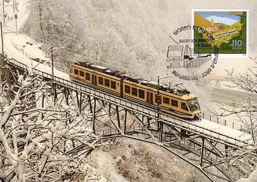 Maximumkarte 100 Jahre Centovalli - Bahn Jubiläum (Neu (gemäss Beschreibung)) in Dottikon für ...