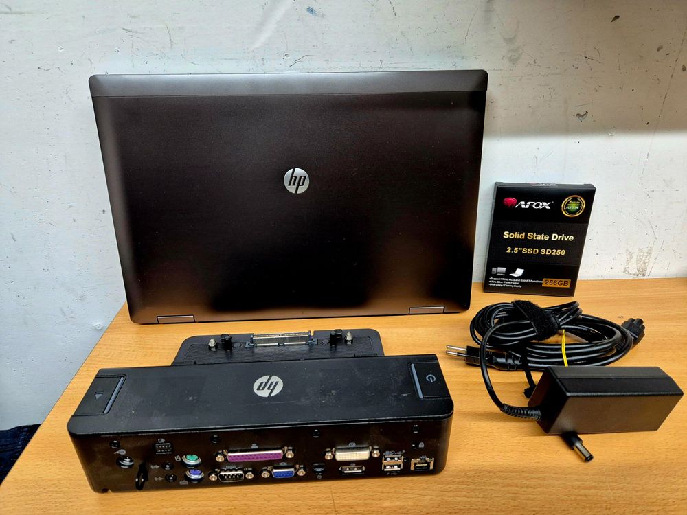 HP Probook 6560b mit SSD + RS232 + HP Basic Docking (Gebraucht) in ...