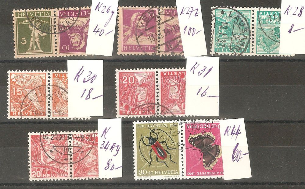 7 K gest. obl. (Gebraucht) in Lausanne für CHF 20 – mit Lieferung auf ...