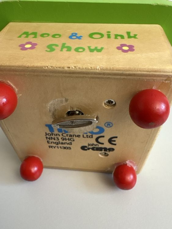 John Crane Spieluhr Moo & Oink Show, Holz, Top Zustand! (Neu (gemäss ...