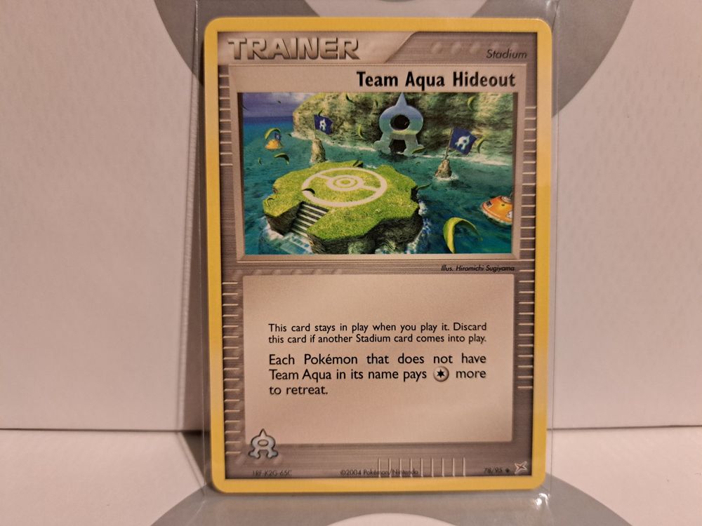 TEAM AQUA HIDEOUT POKEMON KARTE EX ERA 2004 (Gebraucht) in Uerzlikon ...
