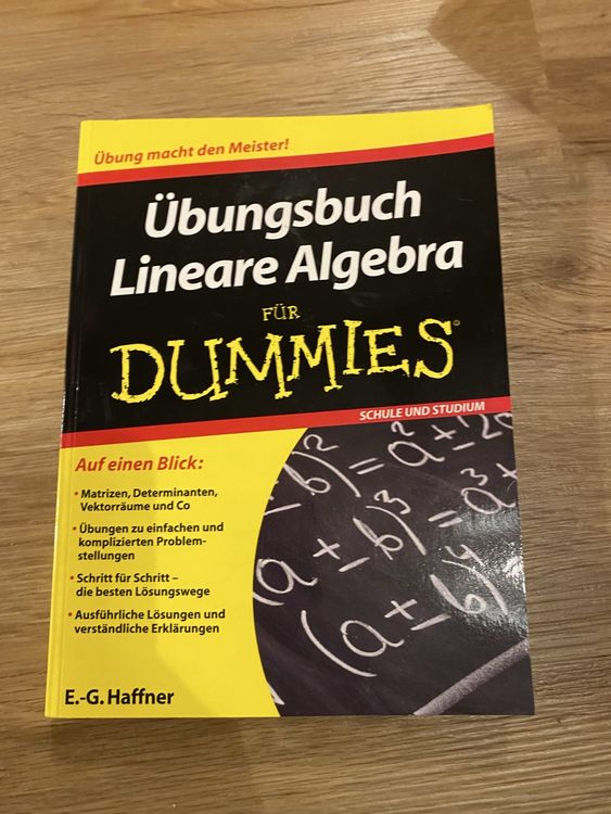 Übungsbuch Lineare Algebra für Dummies | Kaufen auf Ricardo