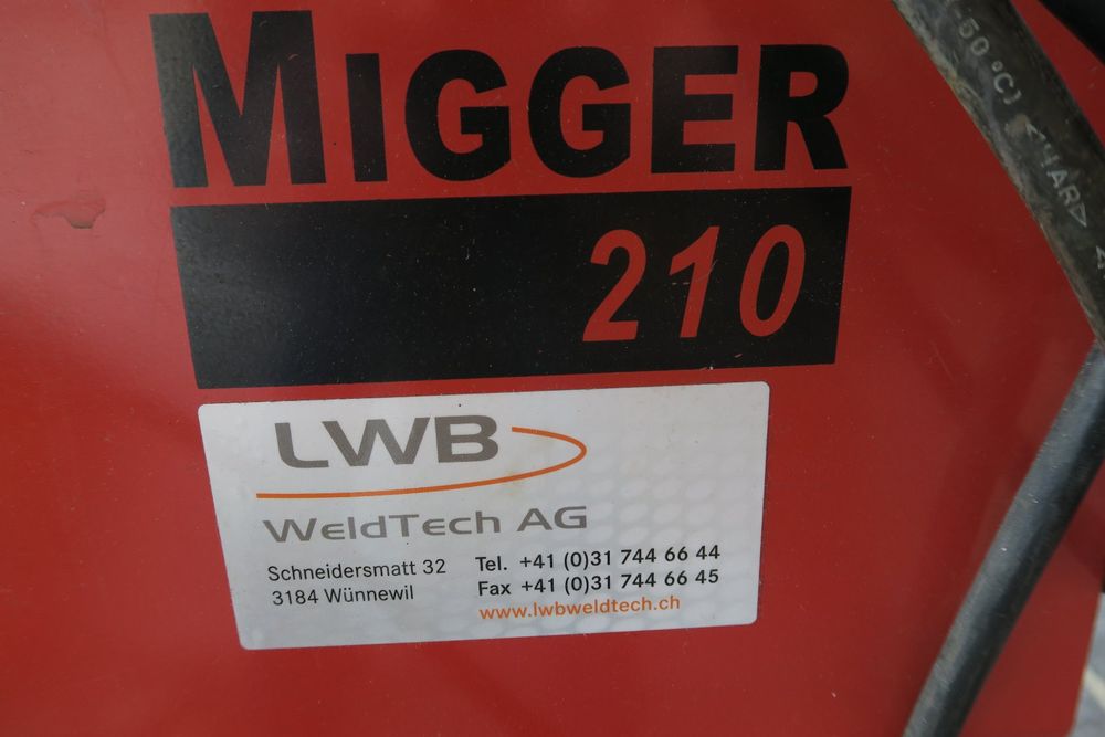 Schweissgerät, Migger 210 funktionstüchtig (Gebraucht) in für CHF 165 ...