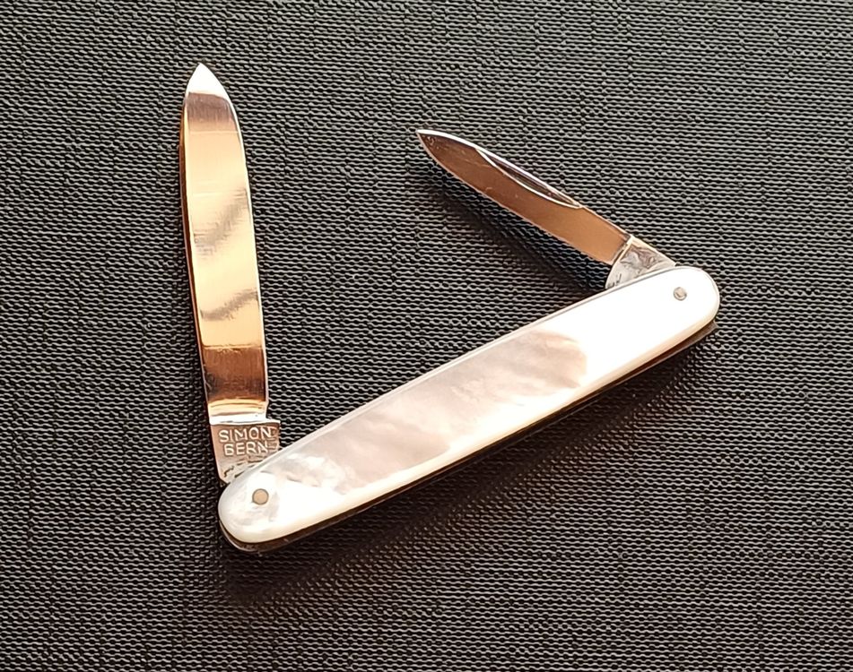 Antikes Sackmesser SIMON BERN Taschenmesser PERLMUTT (Gebraucht) in ...