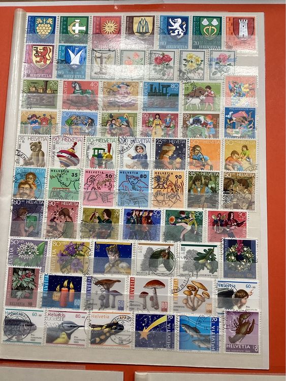 🇨🇭Briefmarken Pro Juventute mit Block 1941 gestempelt (Gebraucht) in ...