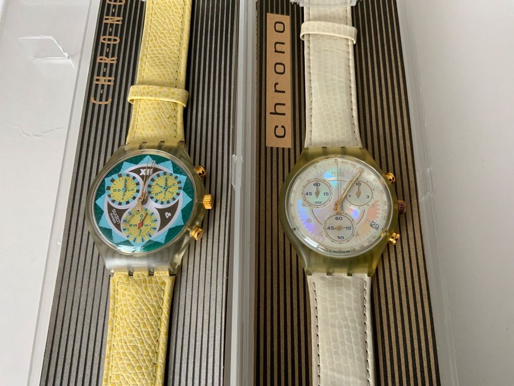 Swatch Chrono WHIPPED CREAM + LEMON BREEZE ungetragen (Neu und originalverpackt) in Wettswil für ...