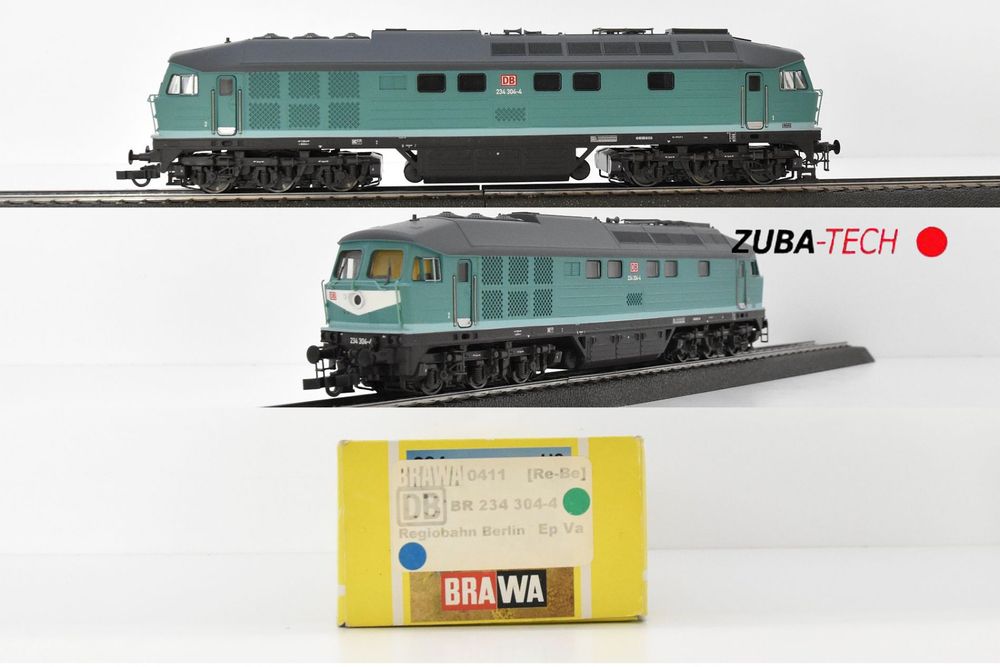 Brawa 0411 Diesellok Ludmila BR 234 DB AG H0 GS mit OVP (Neu (gemäss Beschreibung)) in St ...