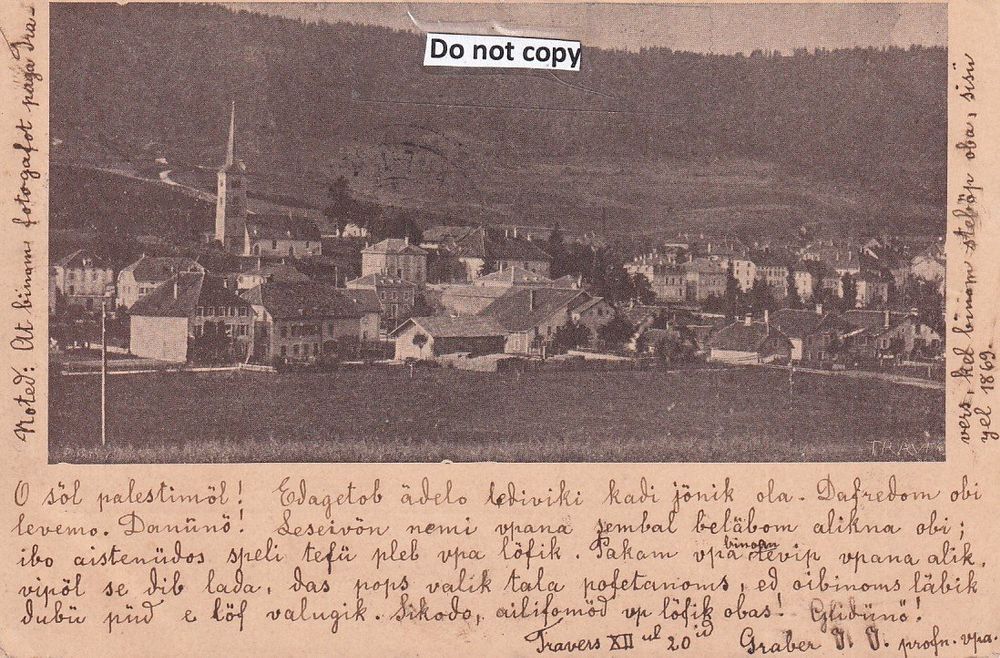 Travers NE en 1898 (Gebraucht) in Niedergesteln für CHF 12.5 – mit ...