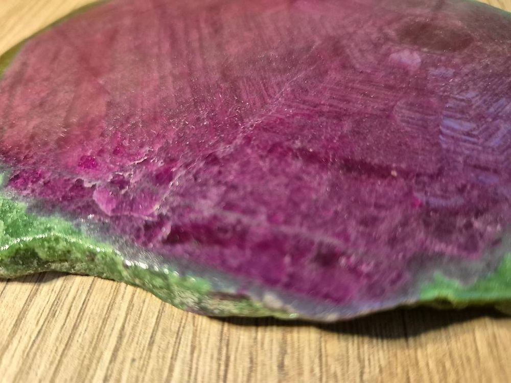 Tranche de rubis dans zoïsite ? 430 g ? pierre naturelle (D'occasion) à ...