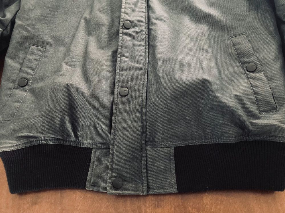 FSBN Herren Homme Winter Bomber Jacke Veste Grau Gr. 52 54 L (Gebraucht ...