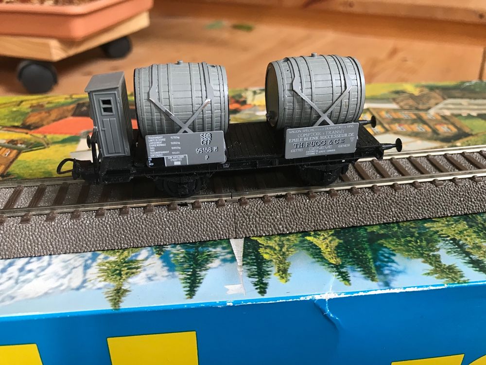 sachsenmodelle 16017 (?), weinfasswagen SBB „Th. Fuog“ (Gebraucht) in ...