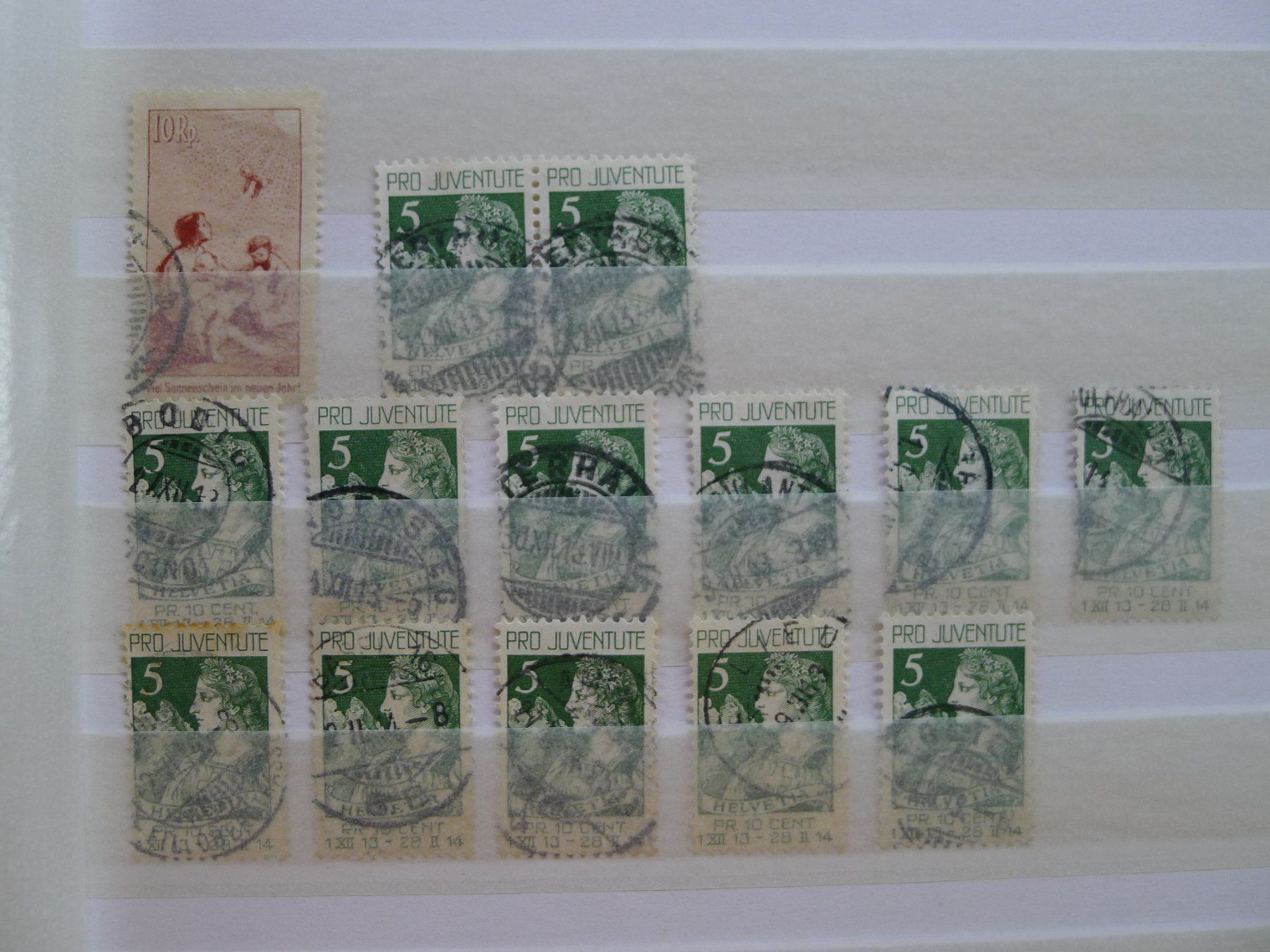 1912-1963, PRO JUVENTUTE 1000de von Marken in Album 9'000.- (Gebraucht ...
