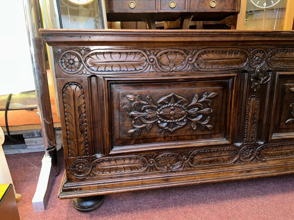 Wundervolle Freiburger Barock Truhe um 1720 Orig. Schloss !! (Gebraucht ...