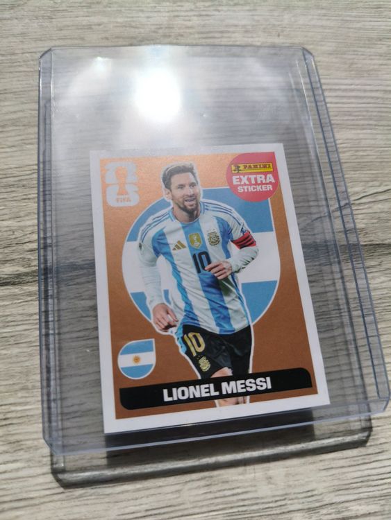 Lionel Messi - Bronze Extra Sticker - Panini WM 2026 (Neu (gemäss ...