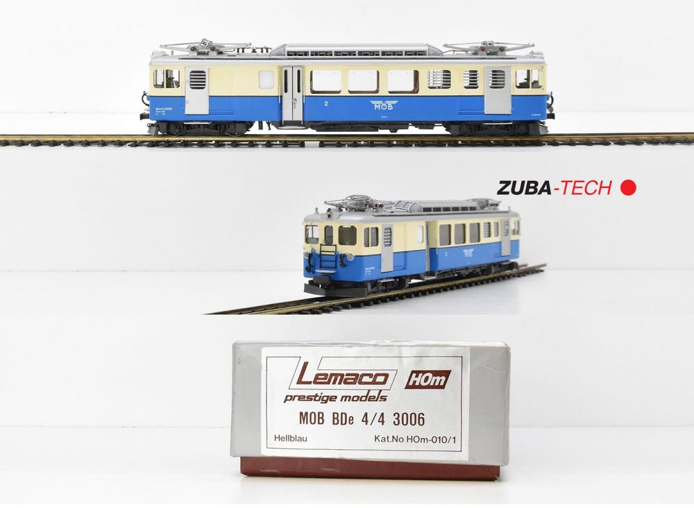 Lemaco H0m-010/1 E-Triebwagen BDe 4/4 MOB H0m GS Analog, OVP (Gebraucht ...