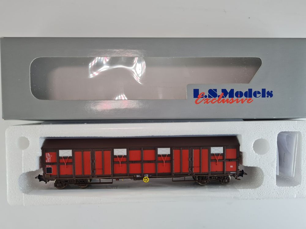 L.S.Models 30061 SNCF Güterwagen rot braun H0 1:87 (Neu (gemäss ...