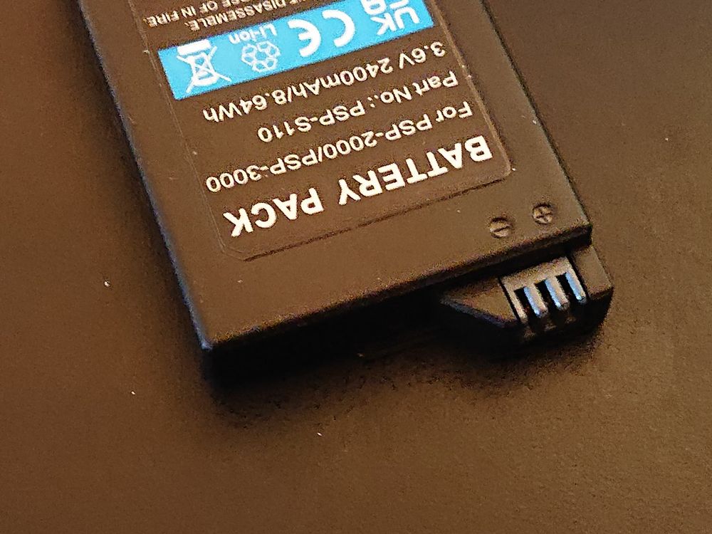 NEU - PSP 2004 3004 Ersatz Akku 3.6V 2400mAh Battery Pack (Neu und ...