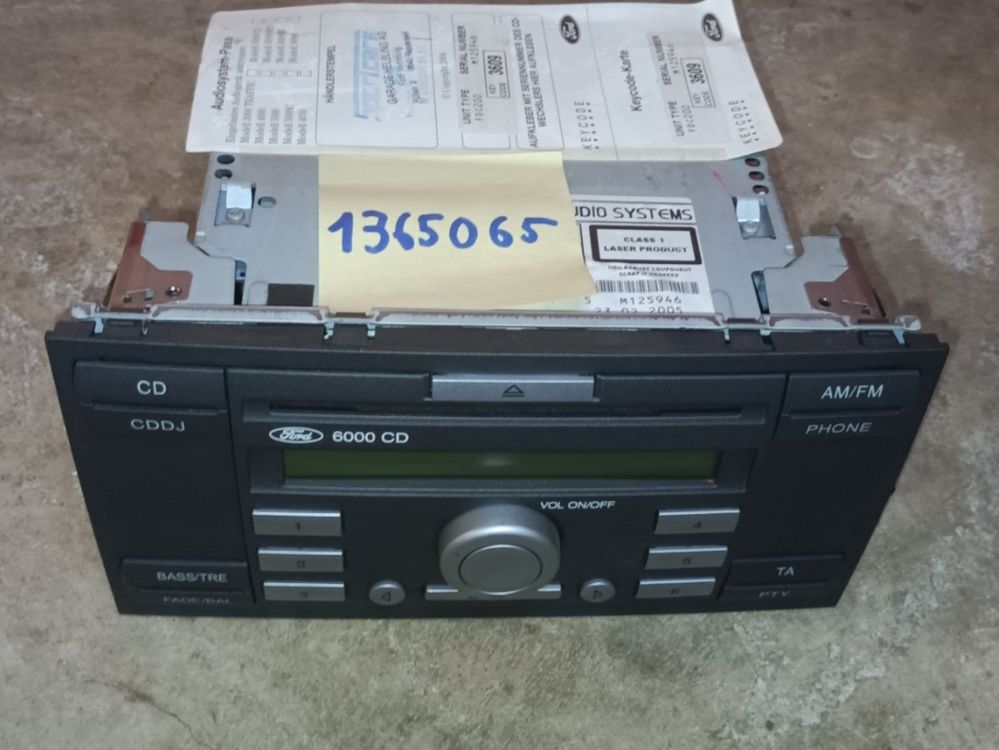 Autoradio Radio Ford 6000cd | Kaufen auf Ricardo