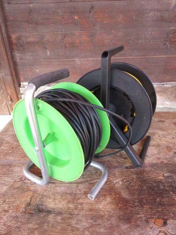 2 STK. KABELROLLEN A 25 METER | Kaufen auf Ricardo