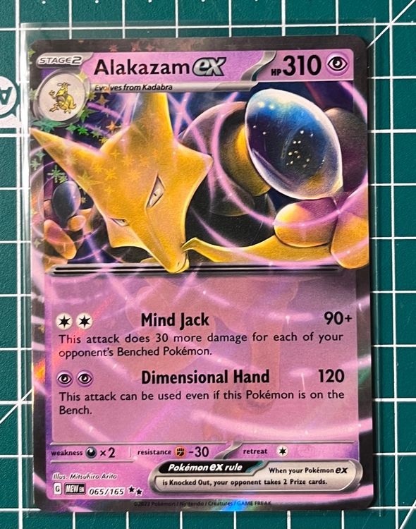 Alakazam ex 65/165 Pokemon Mew 151 (Neu (gemäss Beschreibung)) in ...