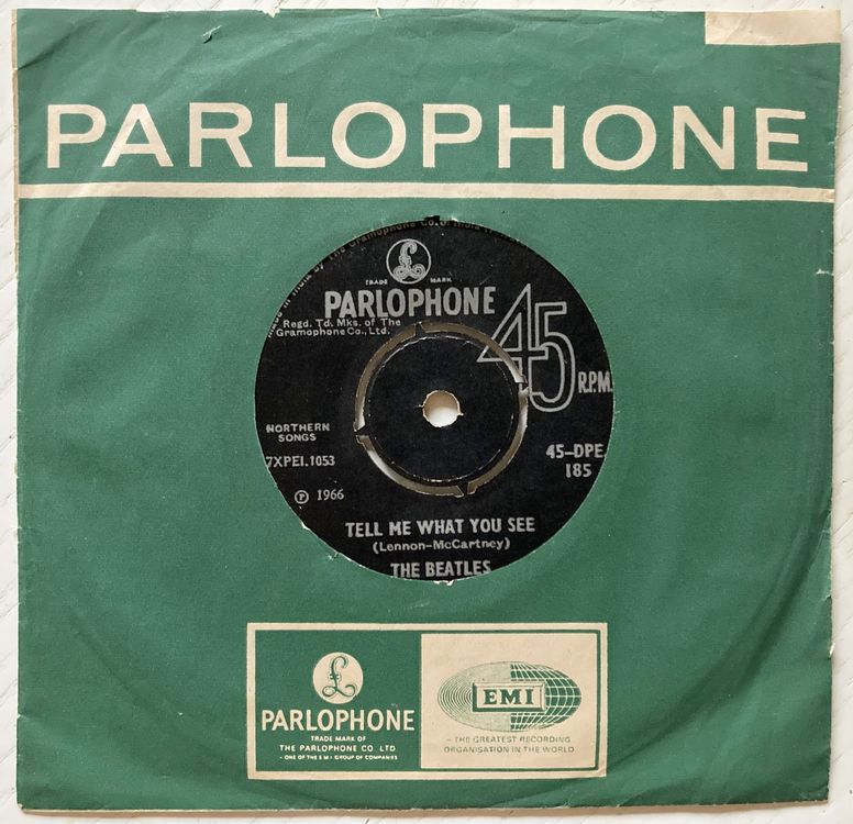 BEATLES - TELL ME WHAT YOU SEE (Gebraucht) in Bottens für CHF 129 – mit Lieferung auf Ricardo kaufen