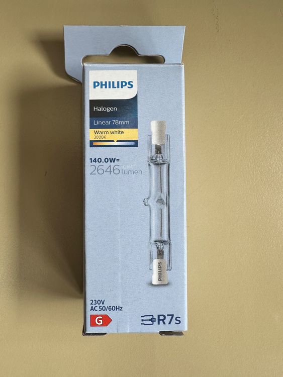 Philips R7s 140Watt Halogen 78mm | Kaufen auf Ricardo