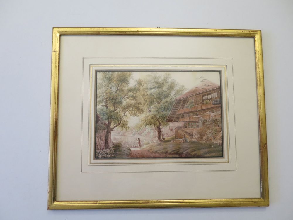 Antikes Aquarell von Franz N. König (?) Nr. 128 (Gebraucht) in Zürich ...
