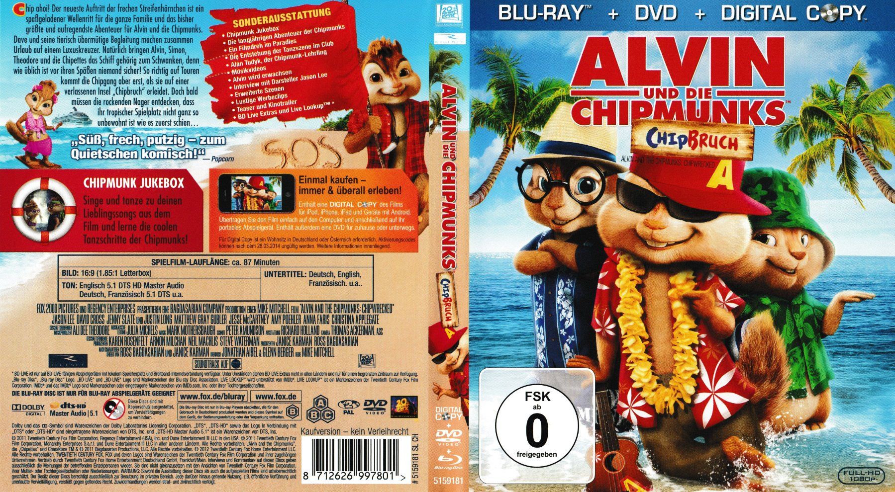 Blu-Ray - Alvin und die Chipmunks 3: Chipbruch (Gebraucht) in Langnau ...