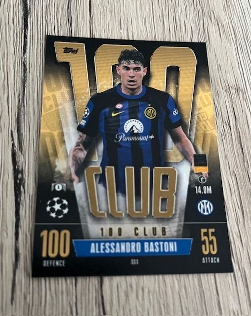 Topps Match Attax Bastoni 100 Club Inter Milan (Gebraucht) in Naters ...