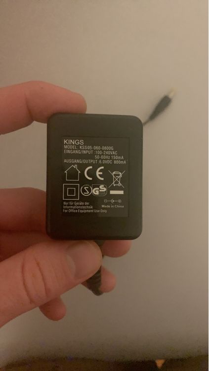 6V DC Power Adapter / Kings KSS05-060-0800G (Gebraucht) in St. Gallen ...