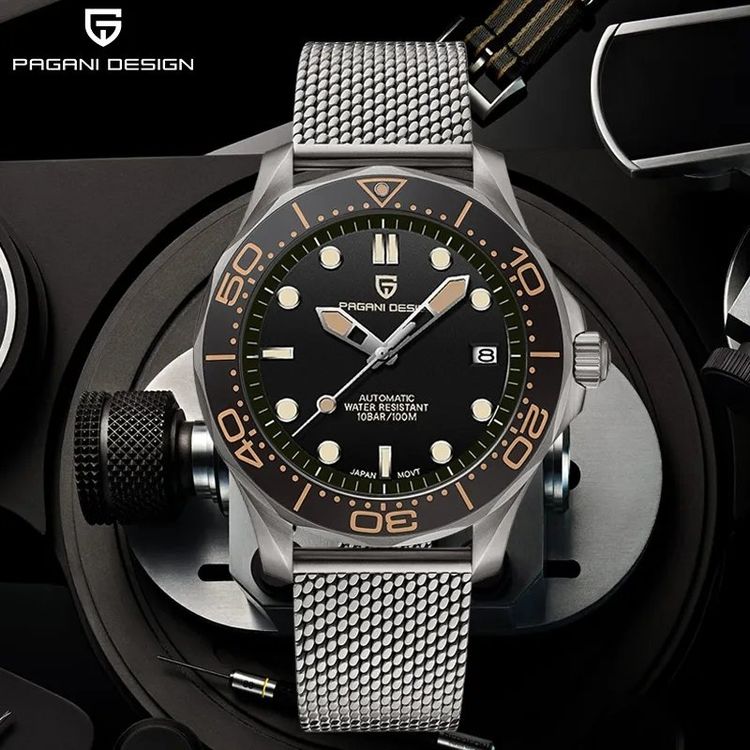 Montre Pagani Design PD-1667 - Hommage Seamaster James Bond (Neu und ...