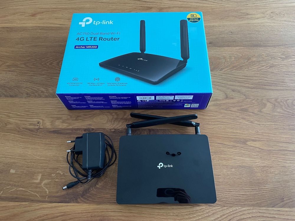 tp-link Archer 200 Dual Band Wi-Fi 4G LTE Router | Kaufen auf Ricardo