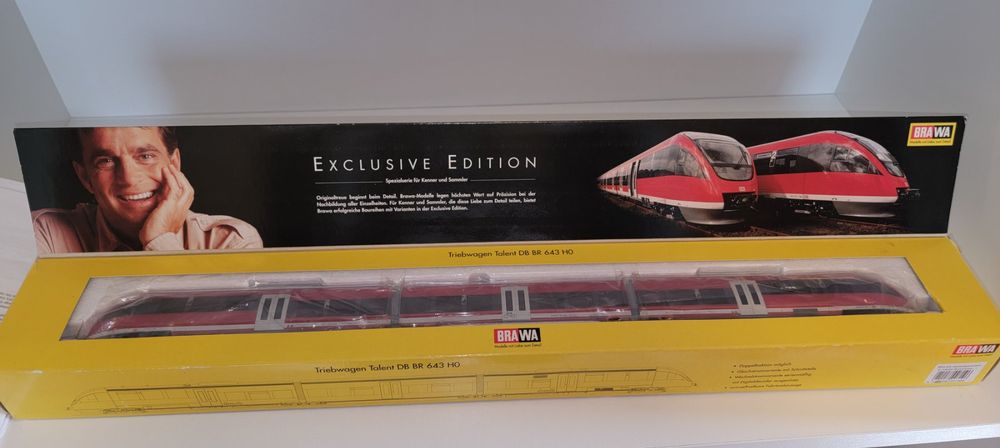 BRAWA Triebwagen Talent DB BR 643 HO Modellzug, neuwertig (Neu (gemäss ...