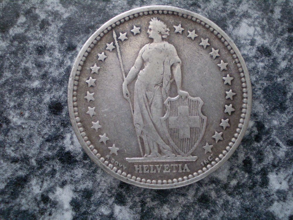 2 Fr. Silbermünze 1903 !!! selten !!! (Gebraucht) in Dierikon für CHF ...