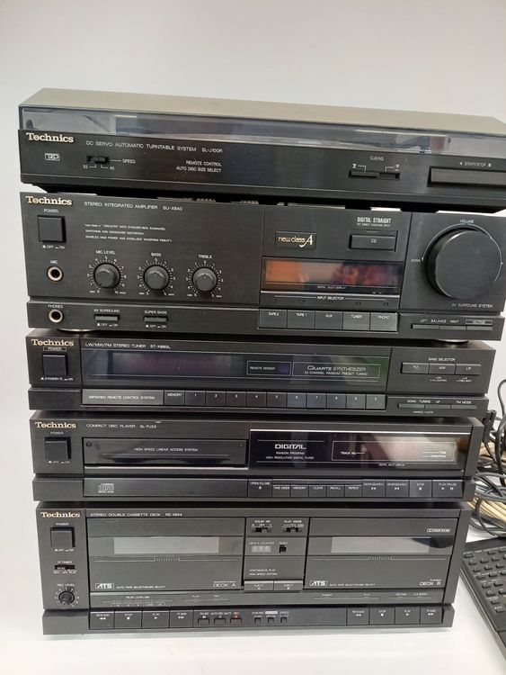 Technics Amplifier SU-X840 CD SL-PJ22 Tuner ST-X880L Stereo (Gebraucht ...