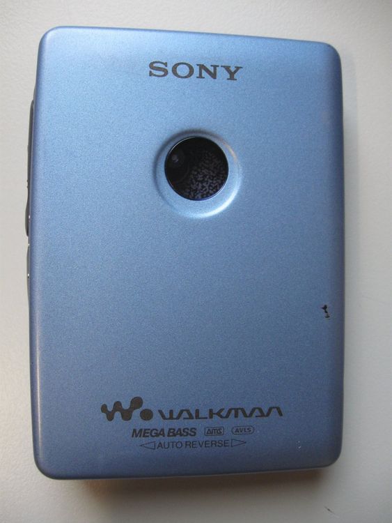 SONY Walkman WM-EX521 Kassettenspieler Misty Blue Metal Body (Gebraucht ...