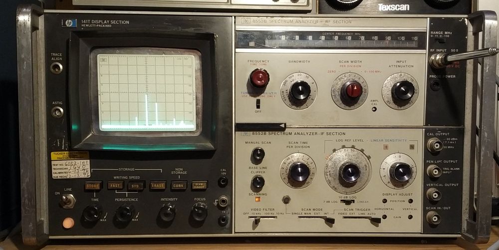 HP Spectrum Analyzer (HP 141T + HP8553B + HP8552B + Koffer) | Kaufen ...