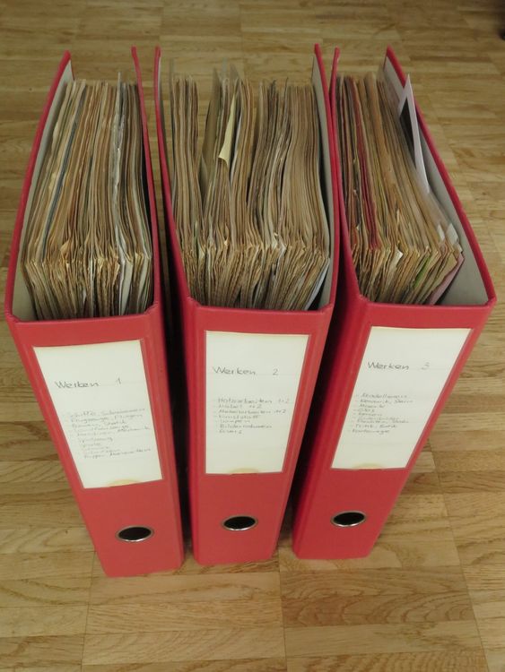 Basteln + Werken - 3 Ordner Ideen aus Zeitschriften ab 1980 (Gebraucht ...