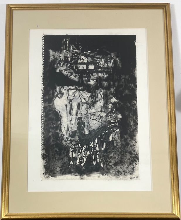 Franz Beer (1929-2022) grosse Gouache (Gebraucht) in Root für CHF 19 ...